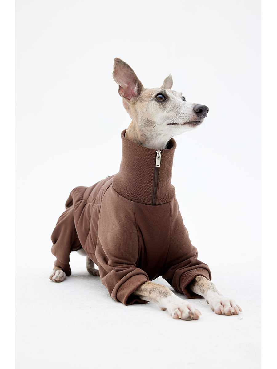 Whippet onesie | Dog Winter Onesie | winter jacket - KNOWZA